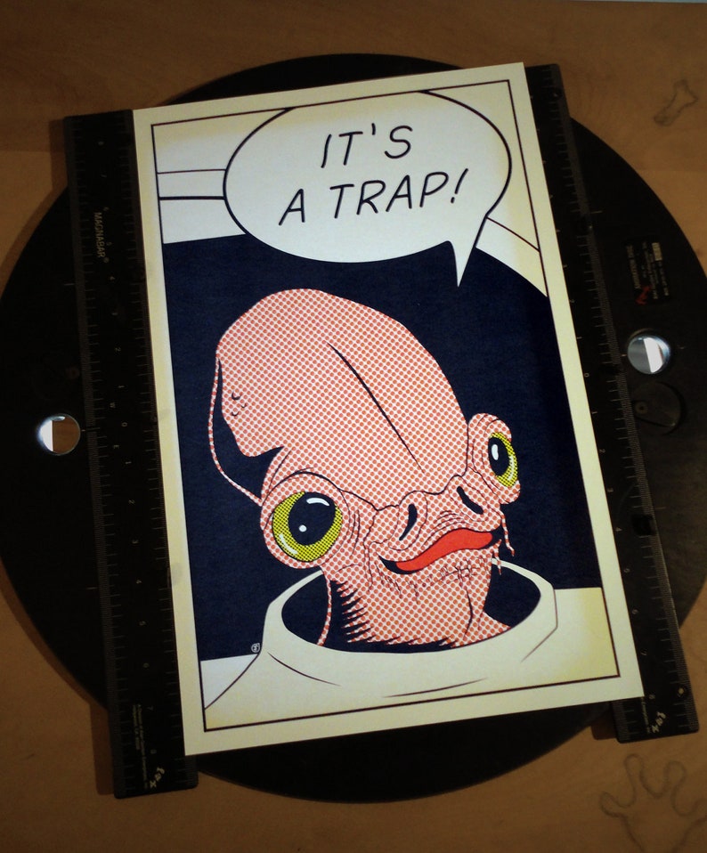 It's a Trap digital Art Print - Etsy