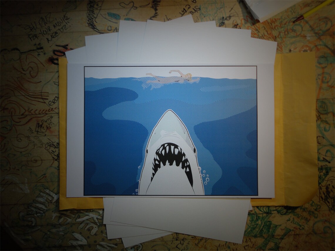 JAWS digital Art Print - Etsy