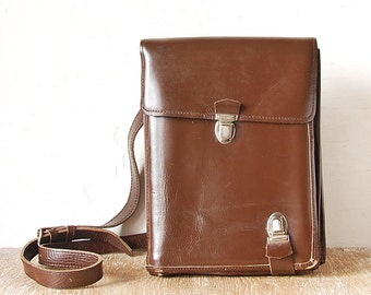 Leather military bag | Etsy