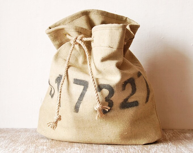 Burlap Post Office Bag Vintage Mail Sack Cottage Chic Decor - Etsy