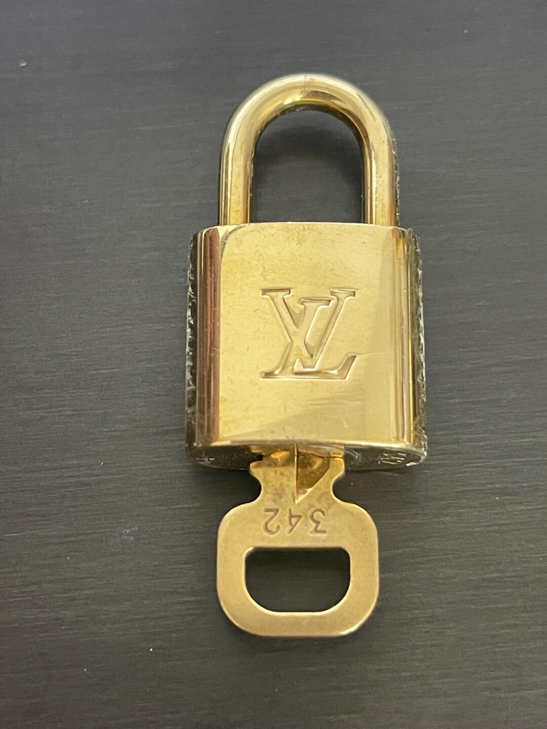 PINKERLY Special Louis Vuitton Padlock and One Key #342 Lock Brass - Etsy