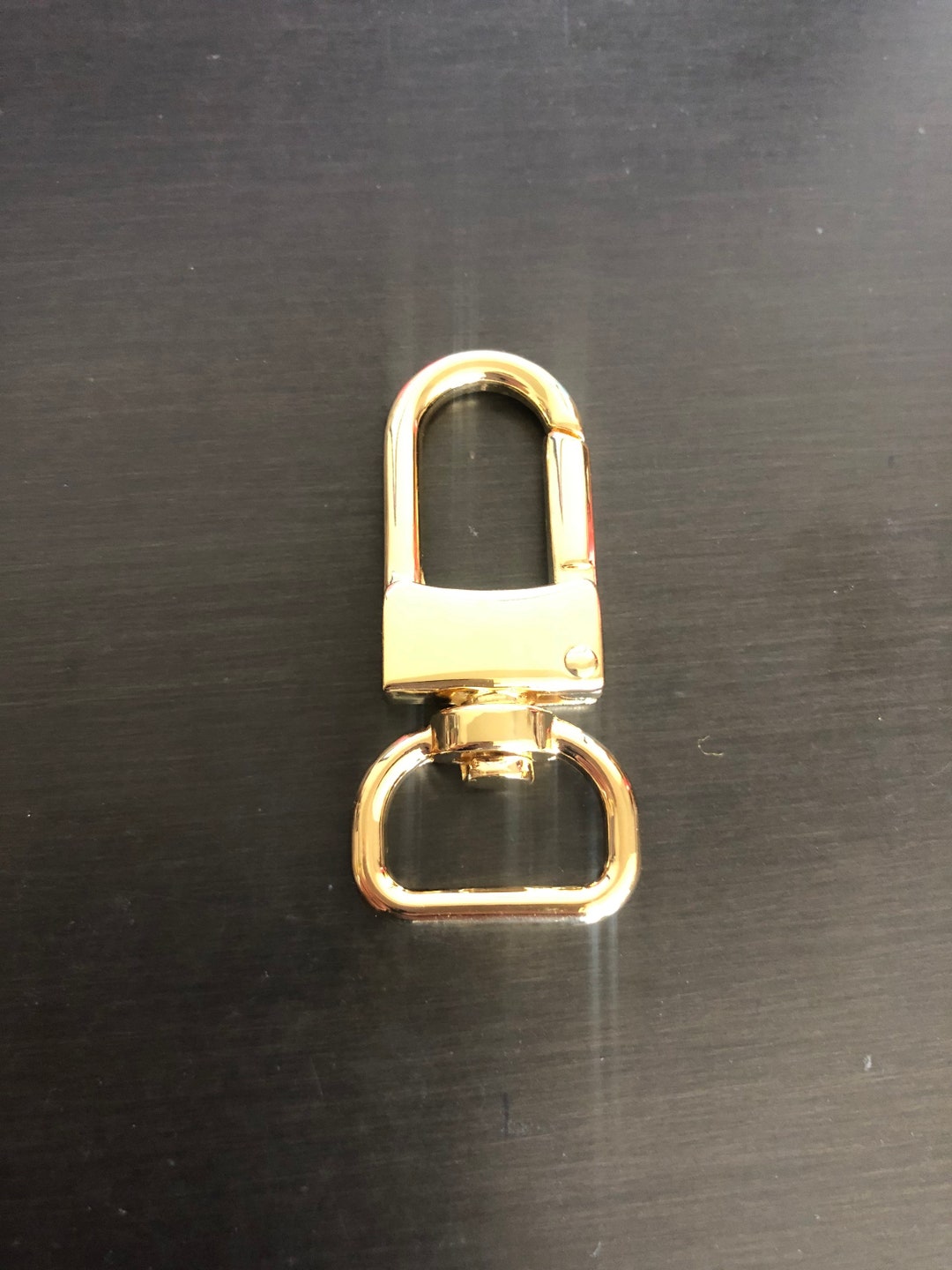 SALE Gold Luggage Tag Swivel Hook for Bag Charm Purse Name Tag Hook ...