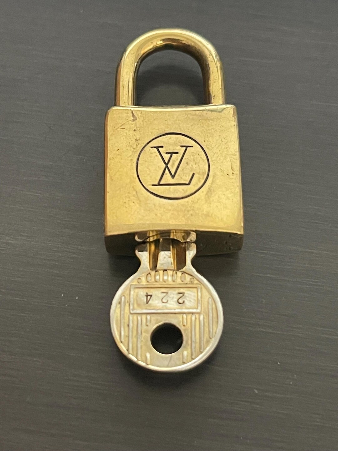 Pinkerly Special Louis Vuitton Padlock and One Key #224 Lock Brass - Etsy