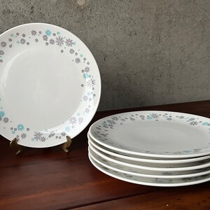 1955 Carlos Montez Design for CARIBE CHINA 6 Dinner Plates / mardi Gras ...