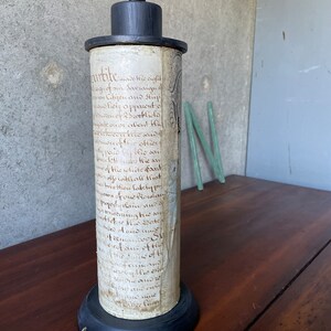 Antique Orig Early 1700s DOCUMENT on Vellum Parchment W/ 3 Embossed ...