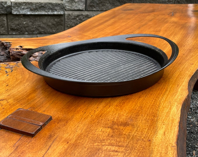 KOMIN Cast Iron Grill Pan - Made in Japan - 10” W - - Etsy