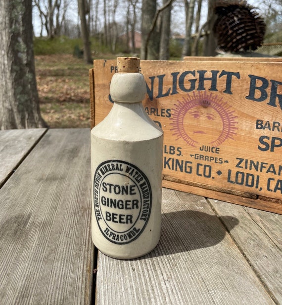 ENGLISH Antique 1870s-80s Stoneware GINGER BEER Bottle - Etsy