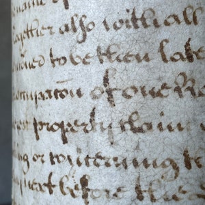 Antique Orig Early 1700s DOCUMENT on Vellum Parchment W/ 3 Embossed ...