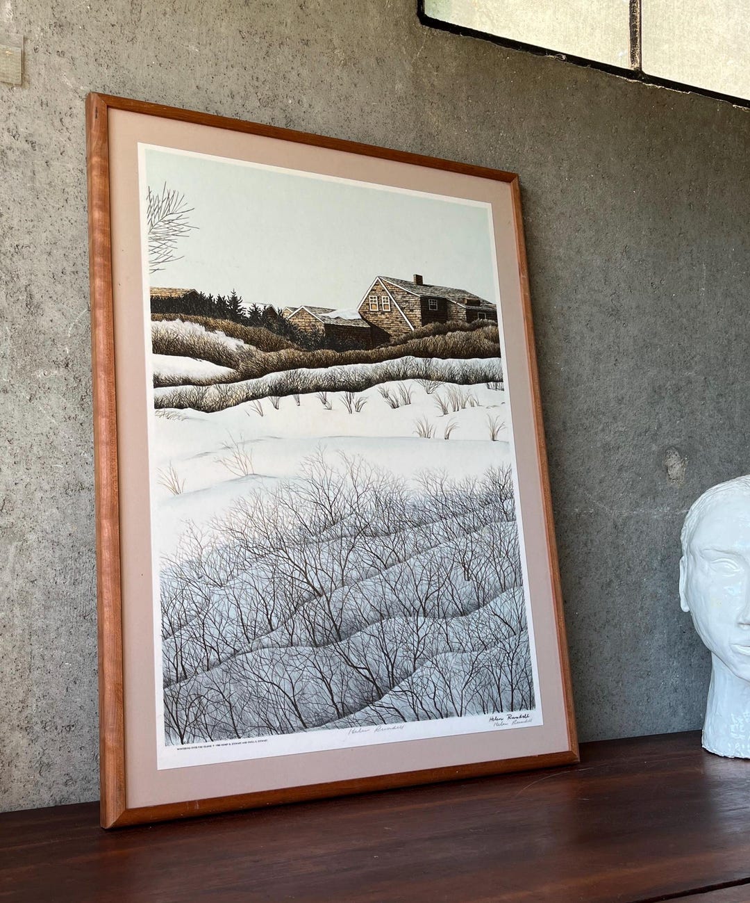 HELEN RUNDELL (american 20th C) Orig Lithograph -pencil Signed 1980 ...