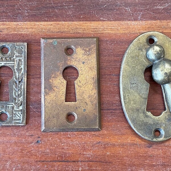 Brass Keyhole Plate - Etsy