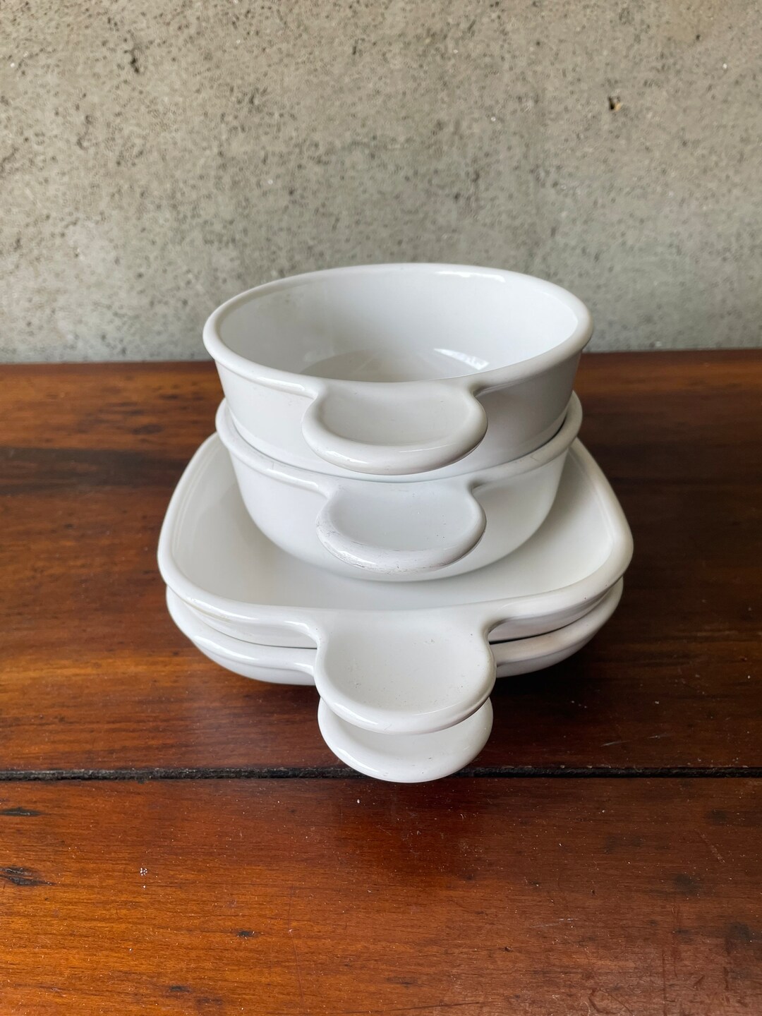 4 1980s Vintage CORNING PYREX Lugged Soup / Au Gratin grab - Etsy