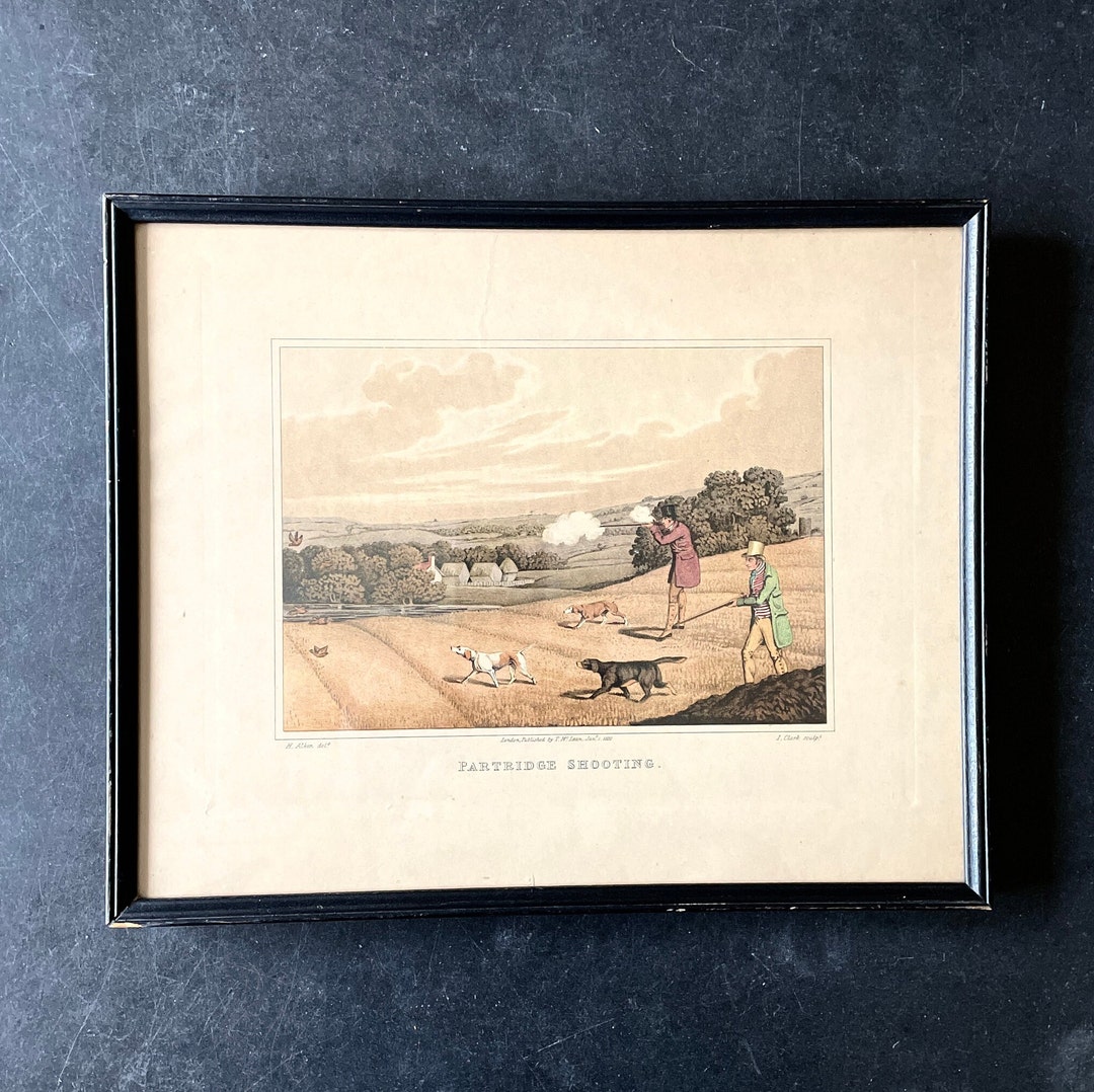 Antique Copperplate Etching 1st Edition Henry Thomas Alken PARTRIDGE ...