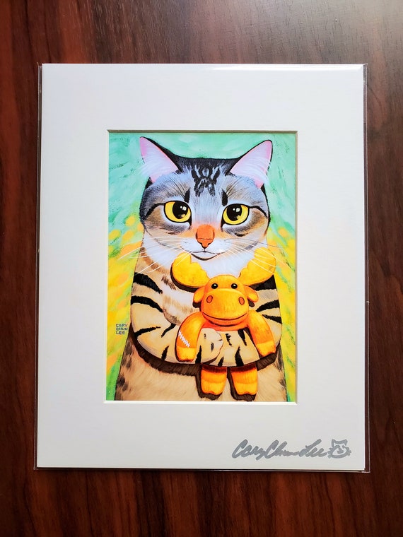 Moose Cartoon Cat