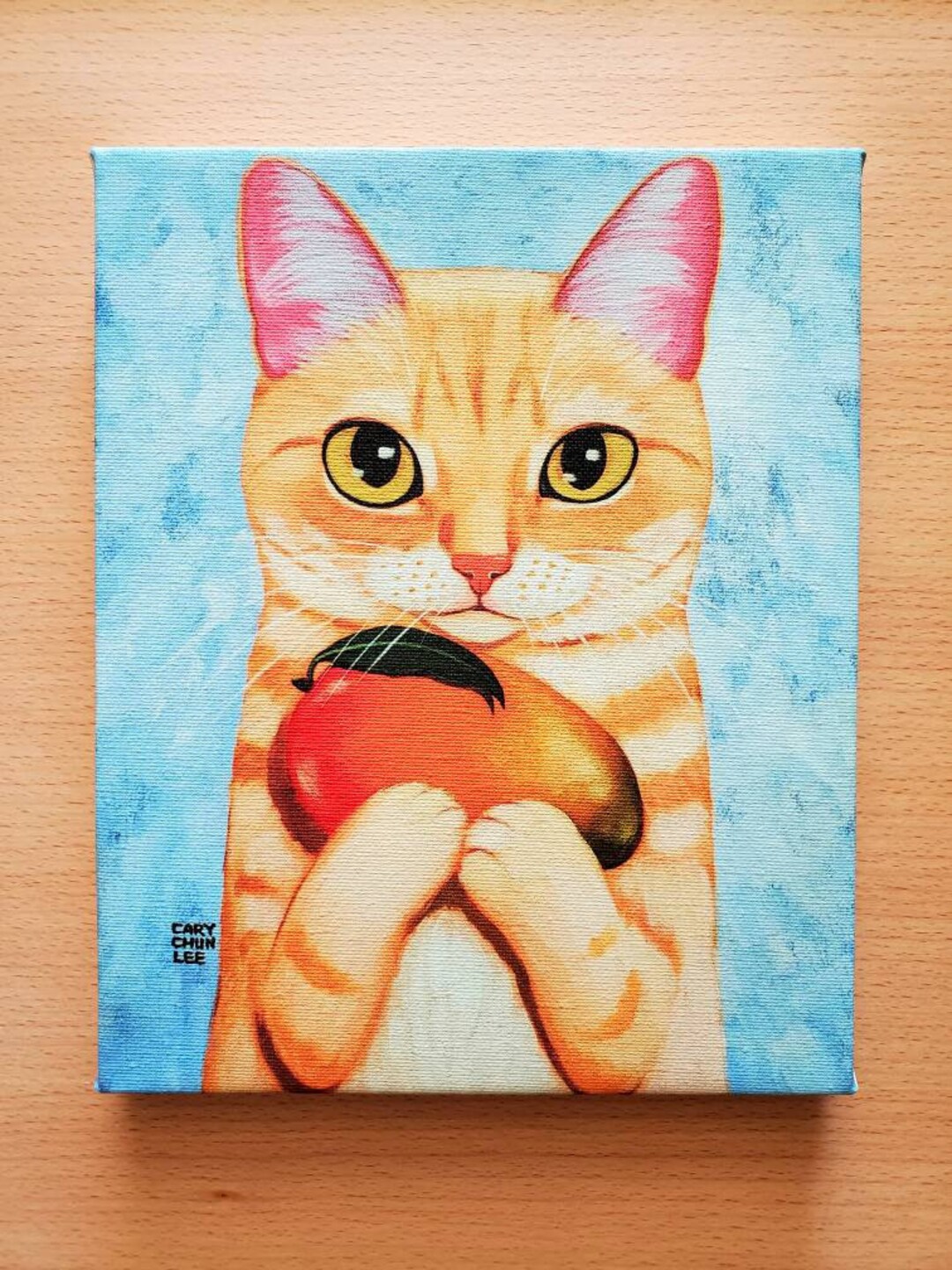 Mongo Cat Canvas Print - Etsy