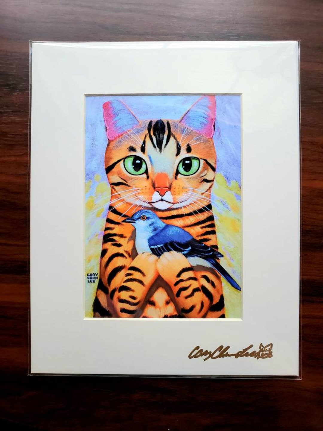 Mockingbird Cat Art Print - Etsy