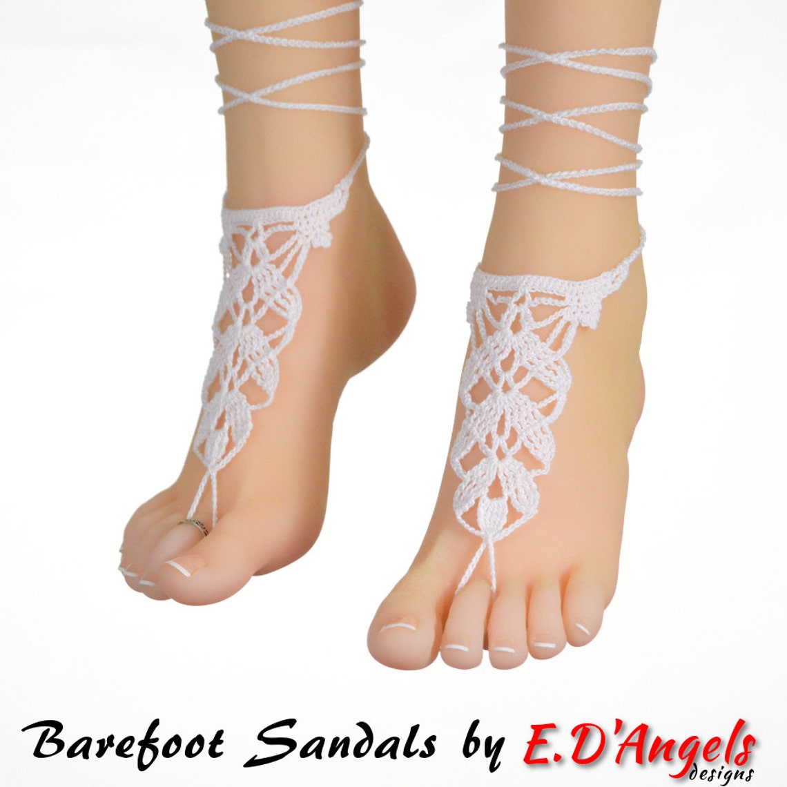 Crochet Pattern Barefoot Sandals Pattern Barefoot Pattern - Etsy
