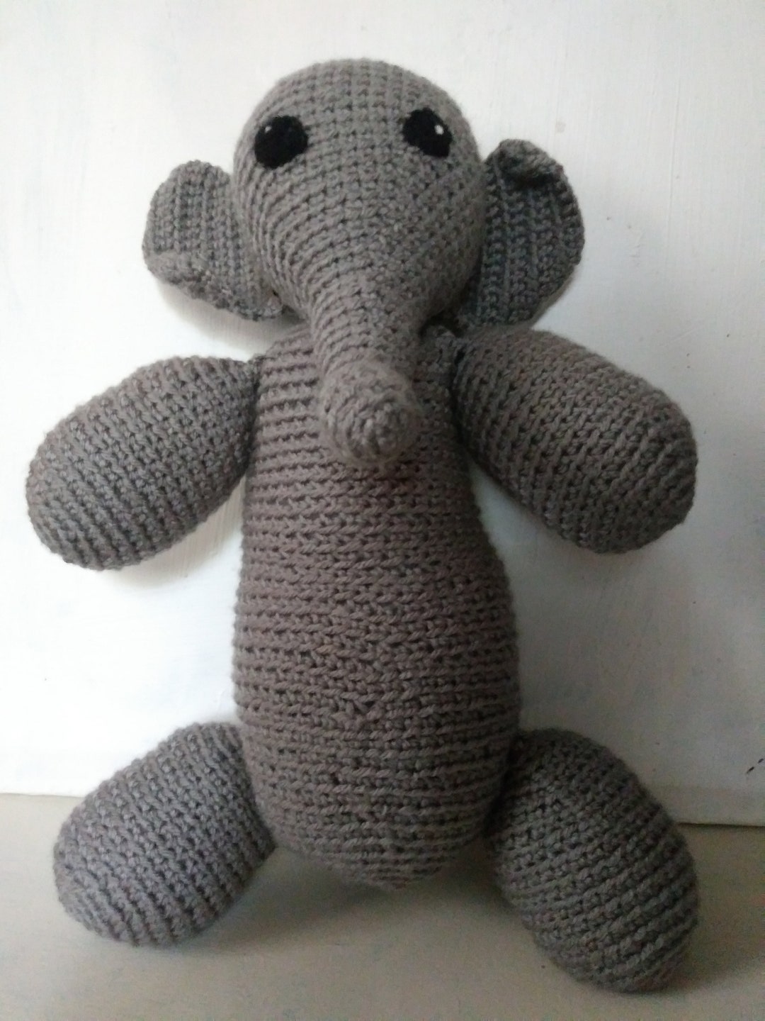 Crochet Elephant Stuffed Animal - Etsy