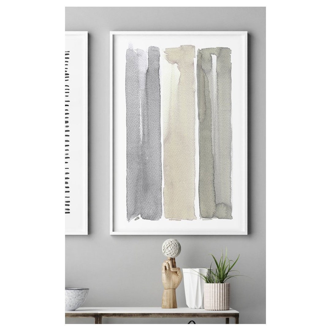 Abstract Painting, Large Abstract Art, Gray Abstract Art, Abstract Art ...