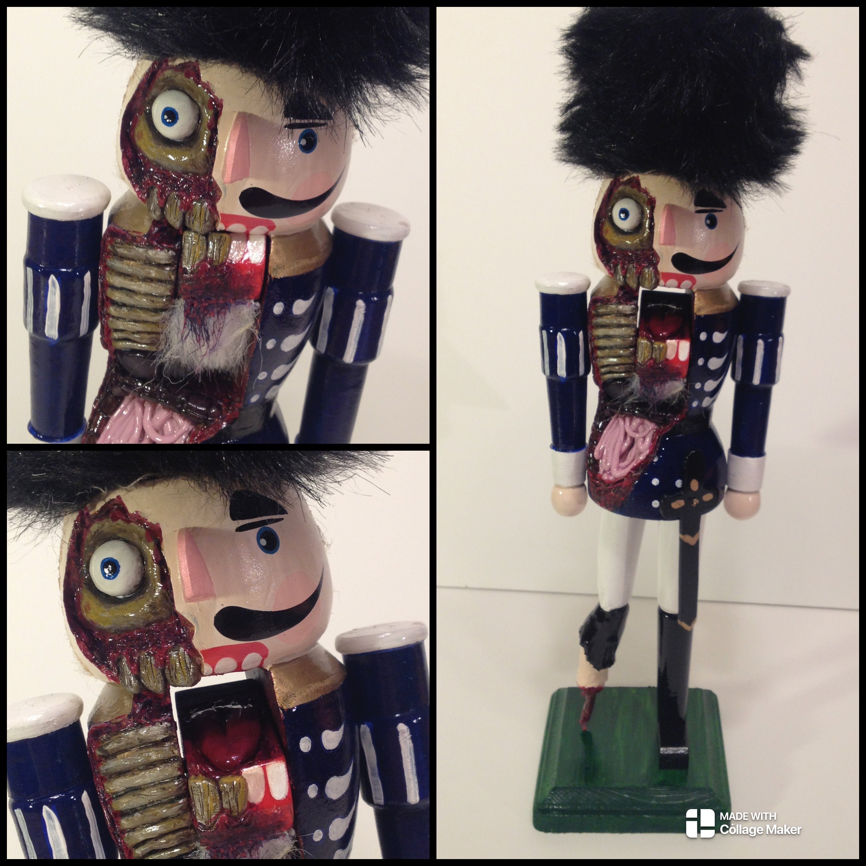 Zombie Nutcracker CUSTOM Sculpted - Etsy