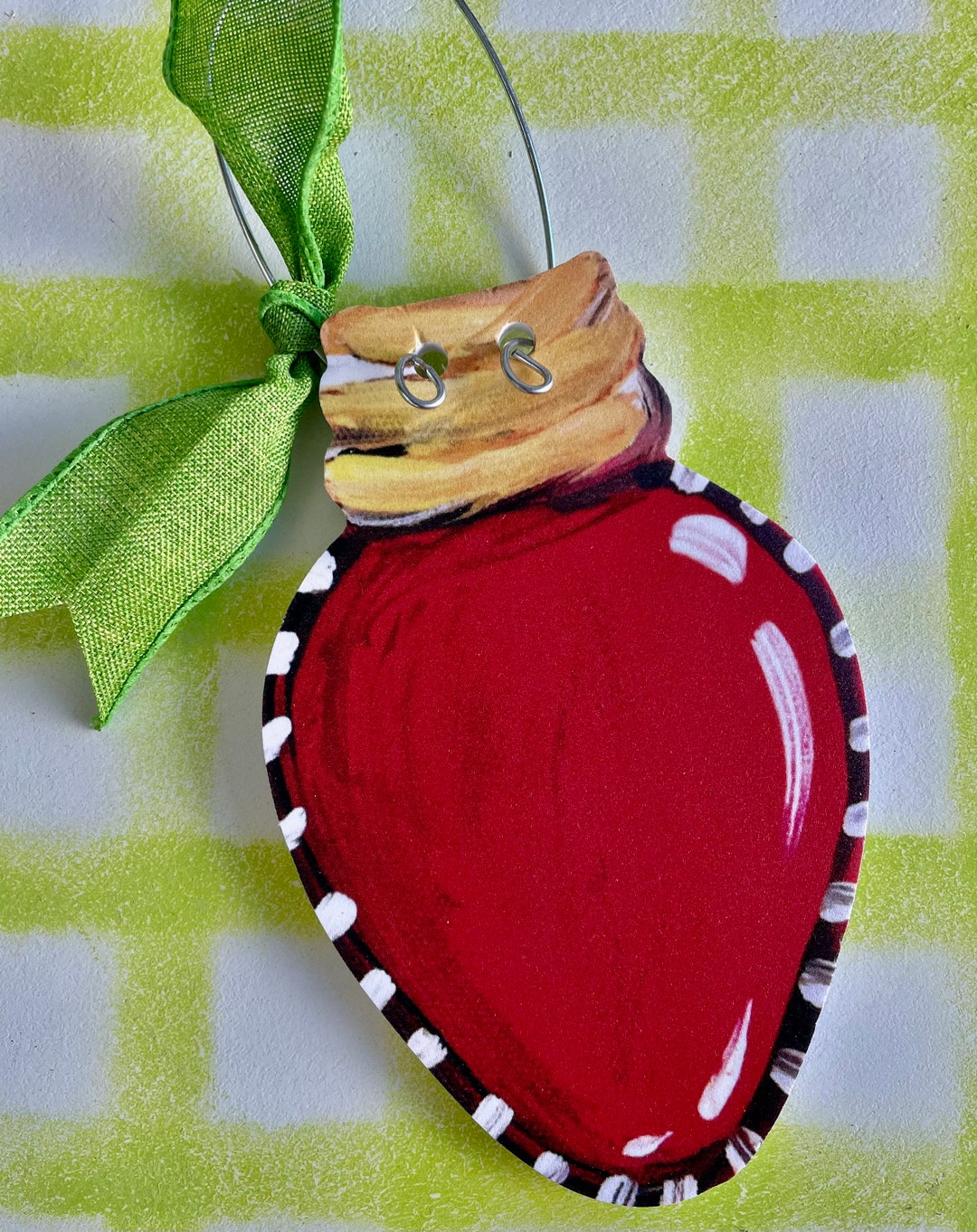 Personalized Light Bulb Ornament - Etsy