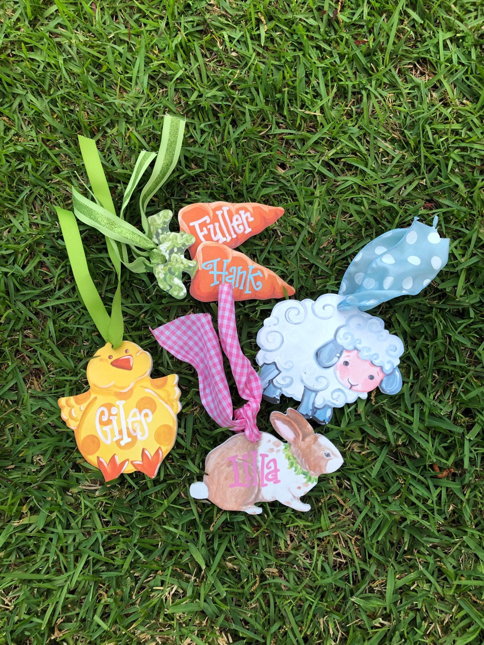 Personalized Chunky Lil Baby Chick Easter Basket Tag | Etsy