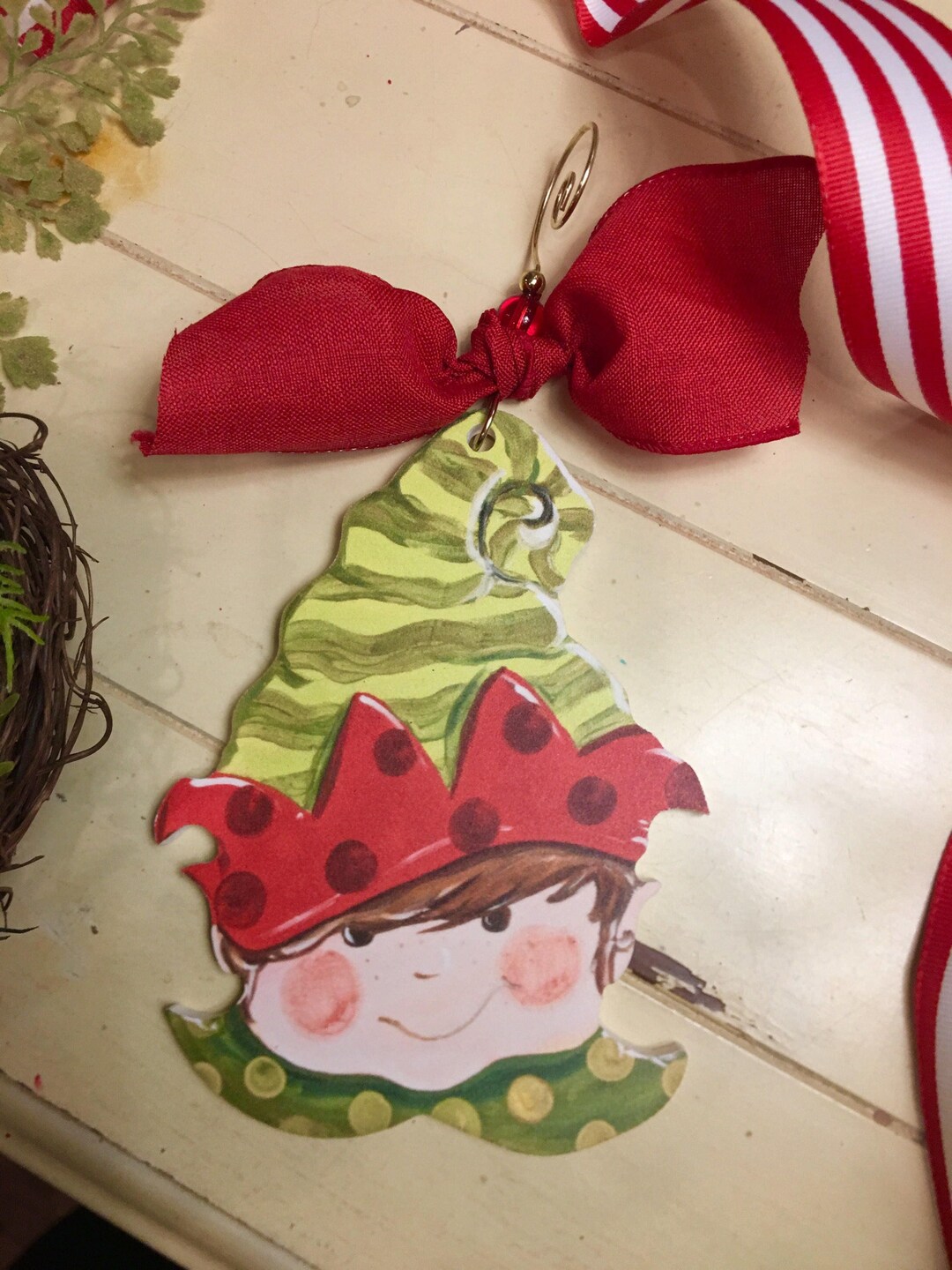 Personalized Christmas Elf Ornament. Add Your Own Personalization to ...