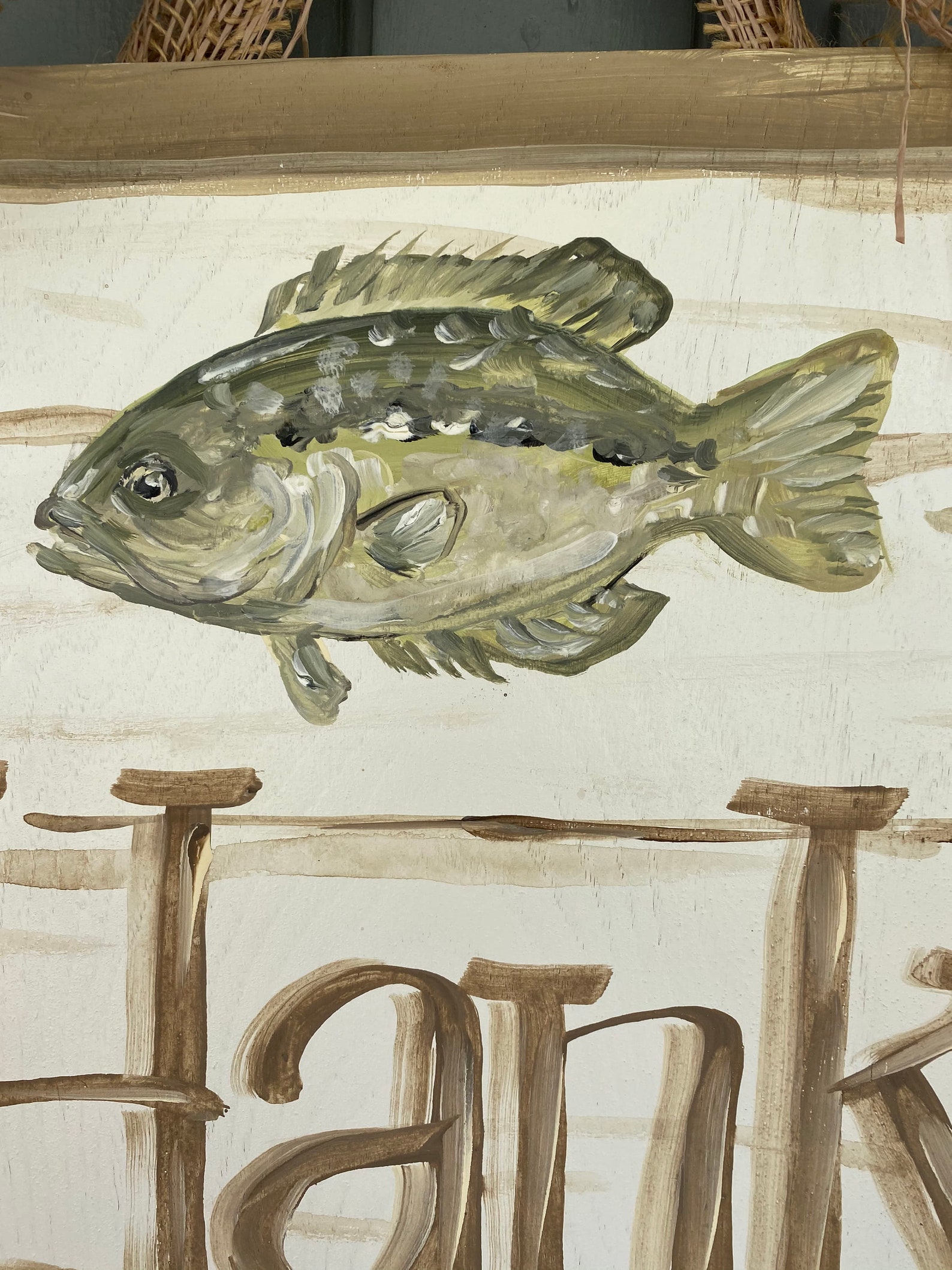 Personalized Fish Board Door Hanger: Fishing Camp Decor - Etsy