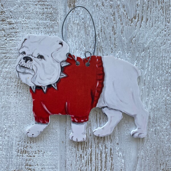 Bulldog Door Hanger - Etsy