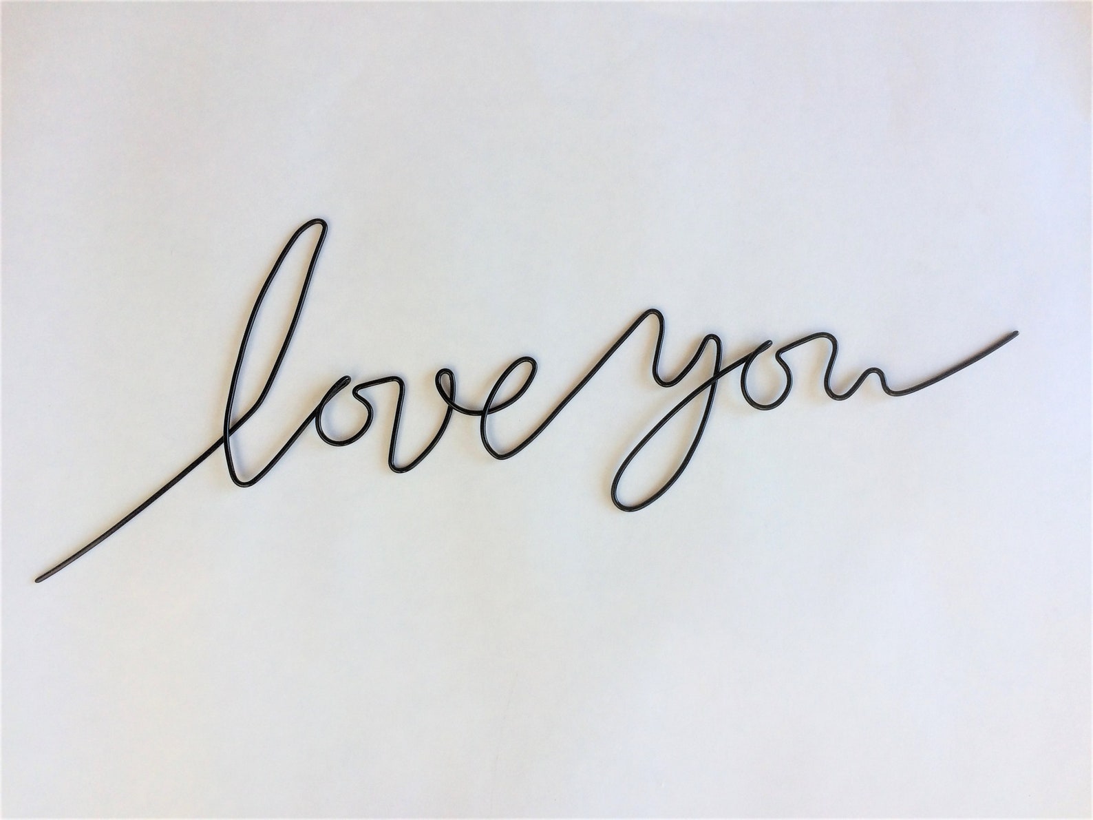 Love You Sign/ Wire Sign/ Wire Word Art/ Valentines Day Gift/ | Etsy