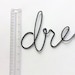 Dream Sign/ Wire Word Art/ Wire Sign/ Metal Word Art/ Wire Writing ...