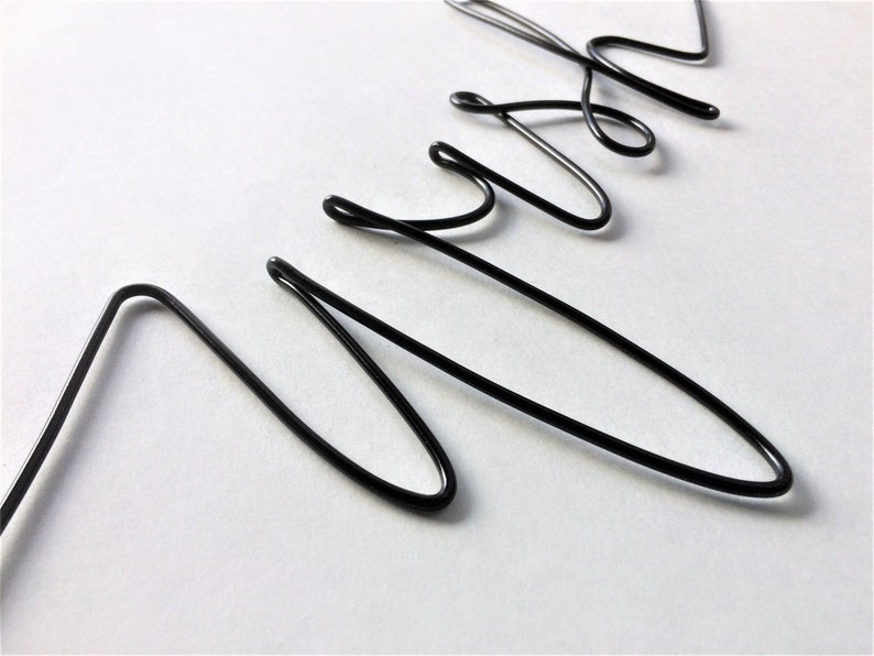 Wish/wire Sign/ Metal Word Art/ Wire Writing/ Wire Word Art/ | Etsy