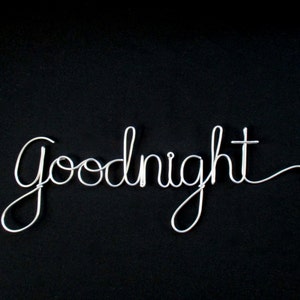Wire Word Goodnight,wire Words,goodnight,wire Writing,wire Script Words ...