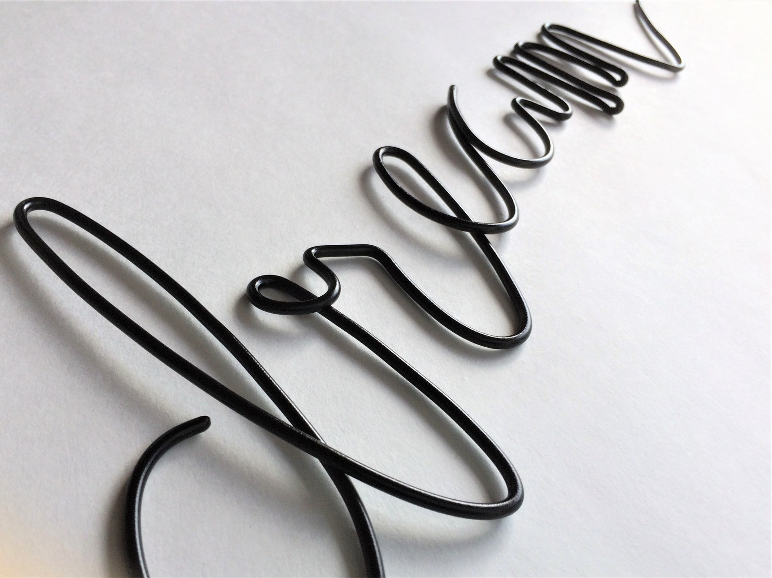 Dream Sign/ Wire Word Art/ Wire Sign/ Metal Word Art/ Wire - Etsy