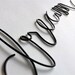 Dream Sign/ Wire Word Art/ Wire Sign/ Metal Word Art/ Wire Writing ...