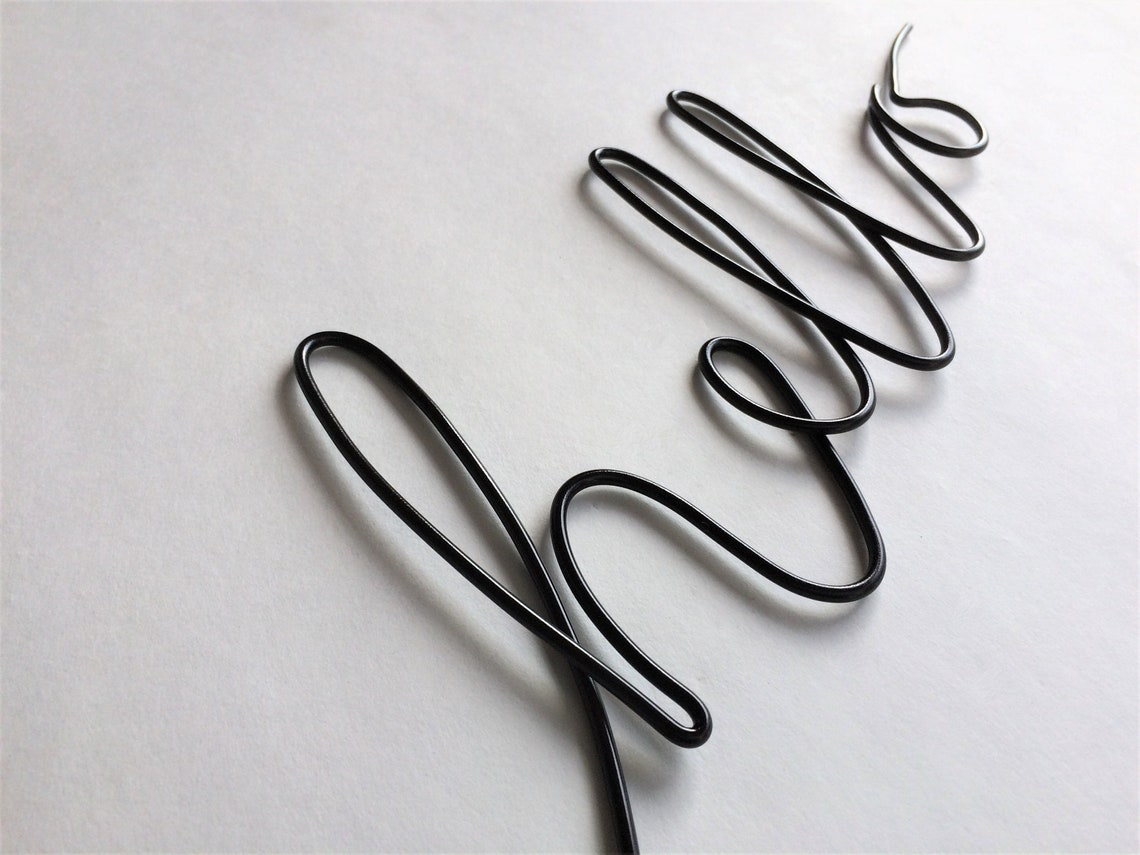 Hello Sign/ Wire Word/ Wire Word Art/ Metal Word Art/ Wire - Etsy