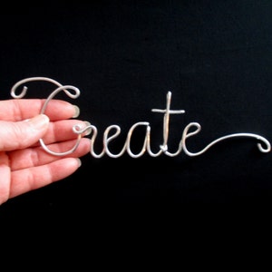 Wire Word Create, Wire Words, Decorative Words, Wire Script Words ...