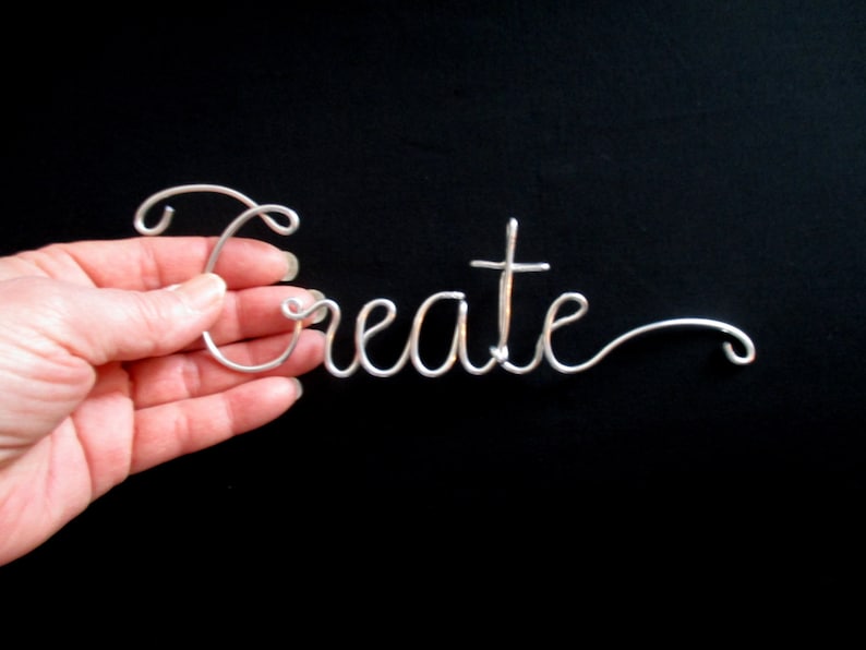 wire-word-create-wire-words-decorative-words-wire-script-etsy