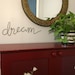 Dream Sign/ Wire Word Art/ Wire Sign/ Metal Word Art/ Wire Writing ...