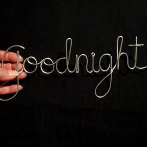Wire Word Goodnight,wire Words,goodnight,wire Writing,wire Script Words ...