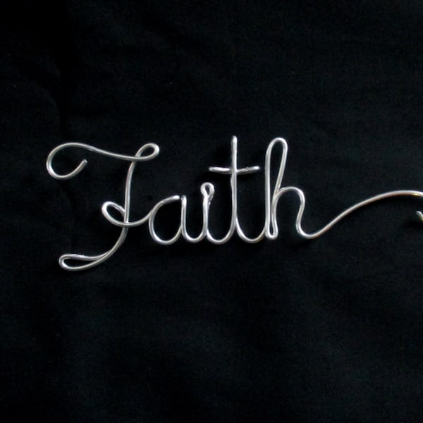 Faith Word Art - Etsy