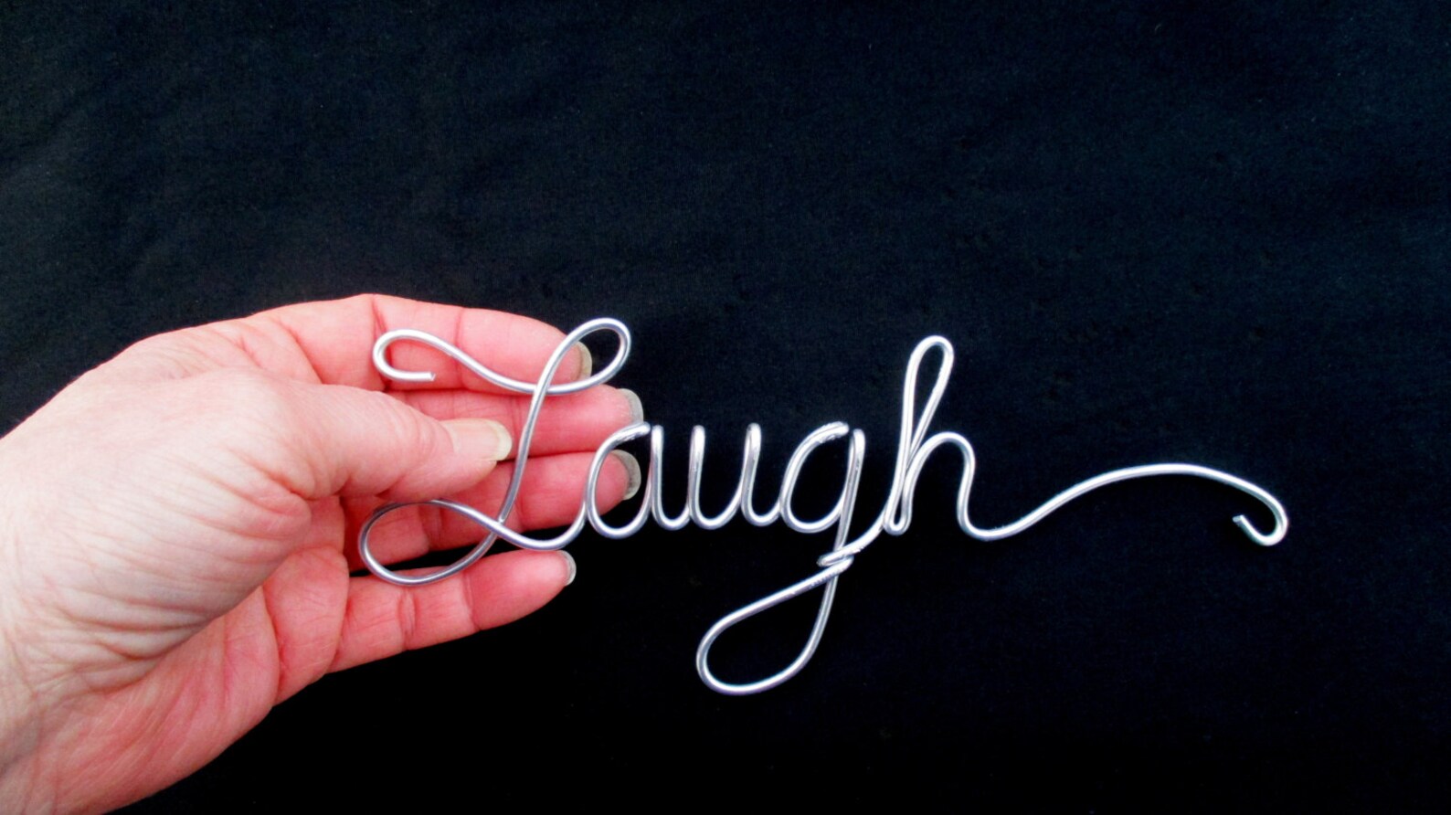 Wire Words,wire Word Laugh,wire Script Words,cursive Wire Words,hanging ...