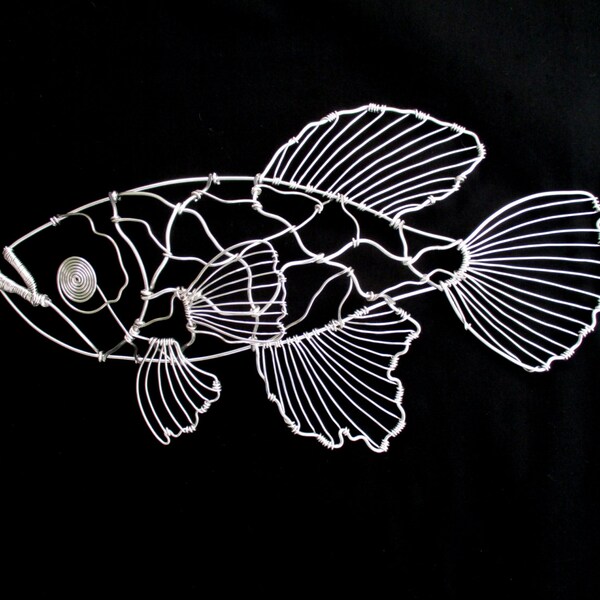 Wire Fish Sculpture - Etsy