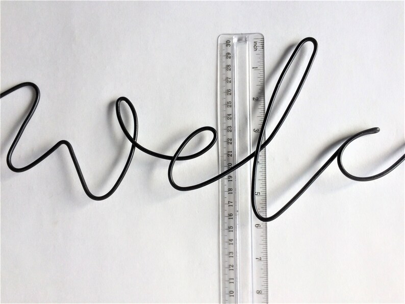 Welcome Sign/ Entry Way Sign/ New House Gift/ Wire Sign/ Wire - Etsy
