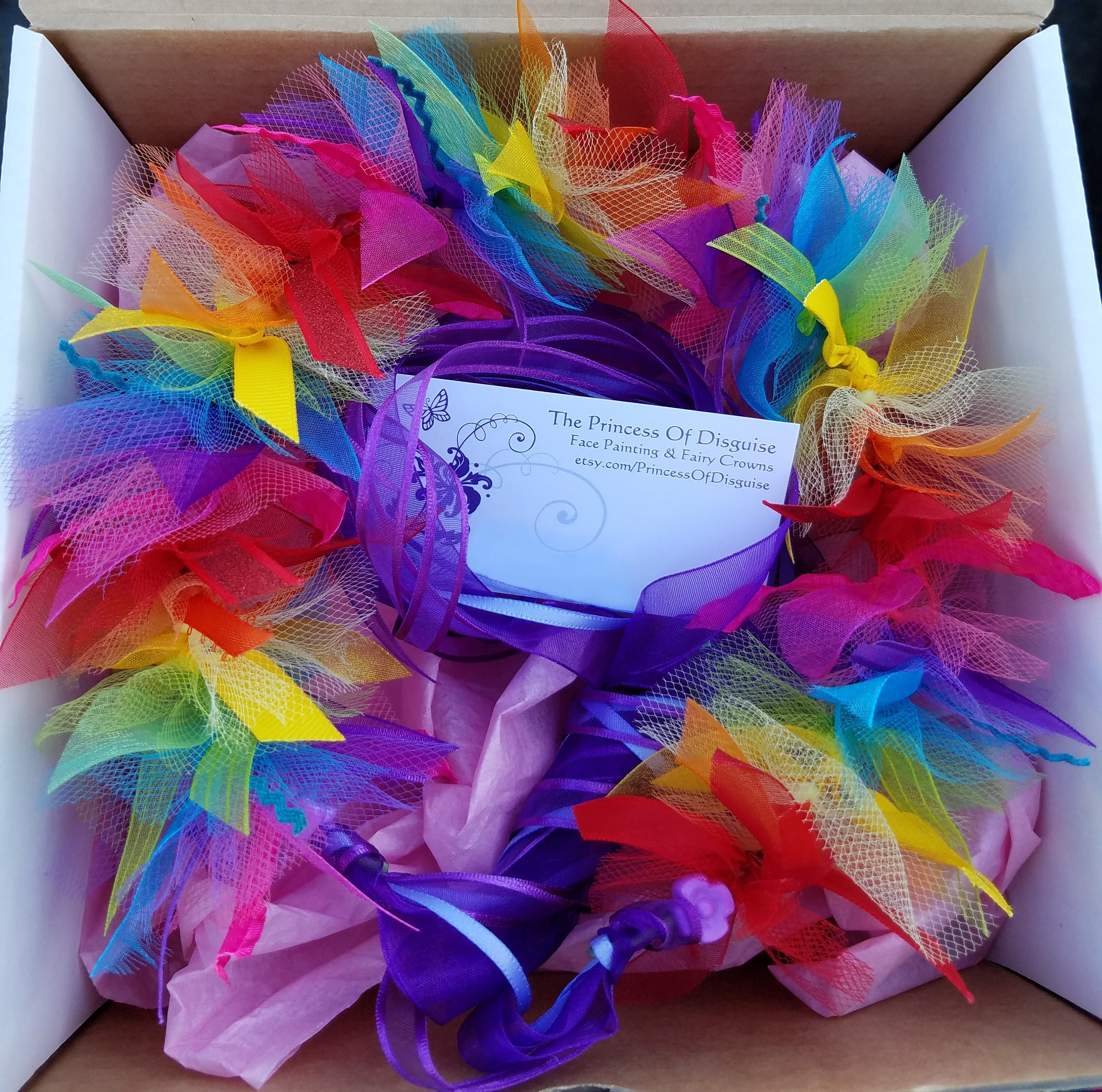 Fairy Princess Crown: Rainbow Sprite - Etsy