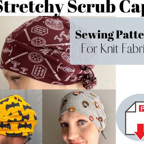 Scrub Hat SEWING PATTERN PDF Surgical Cap Sewing Pattern - Etsy