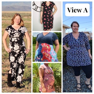 Nursing Dress Sewing Pattern, Nursing Top PDF Pattern, Breastfeeding ...