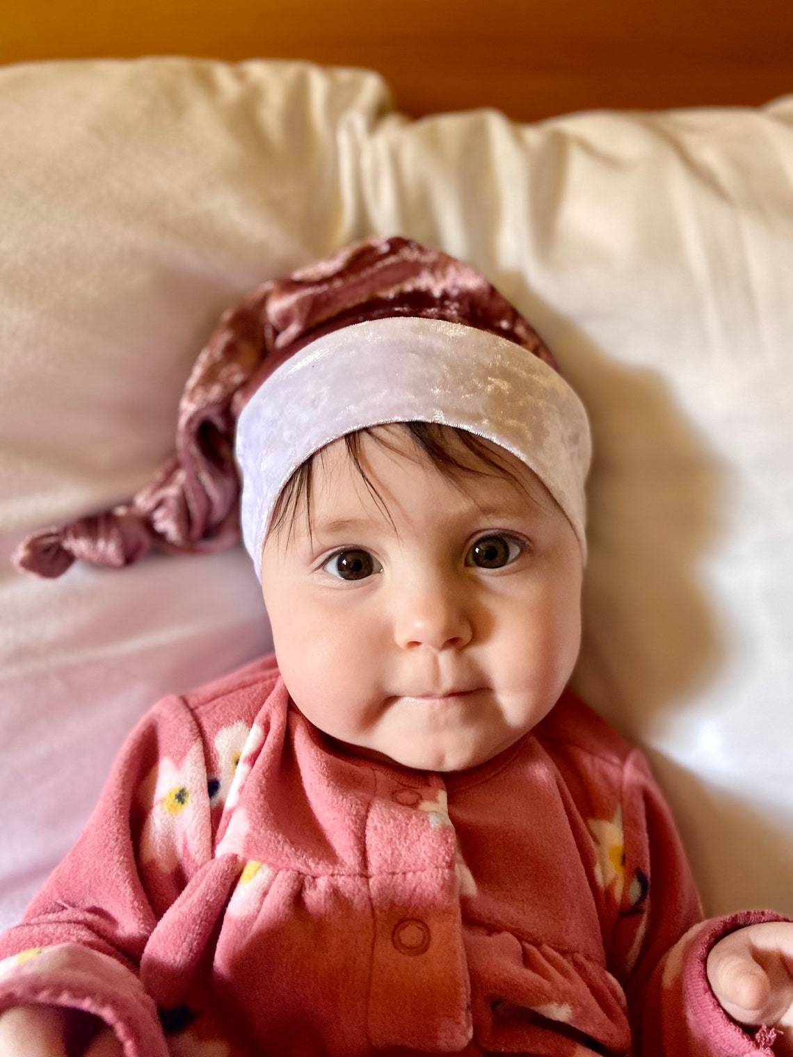 Slouchy Top Knot Hat Pattern, Santa Hat Sewing Pattern, Elf Hat Pattern ...