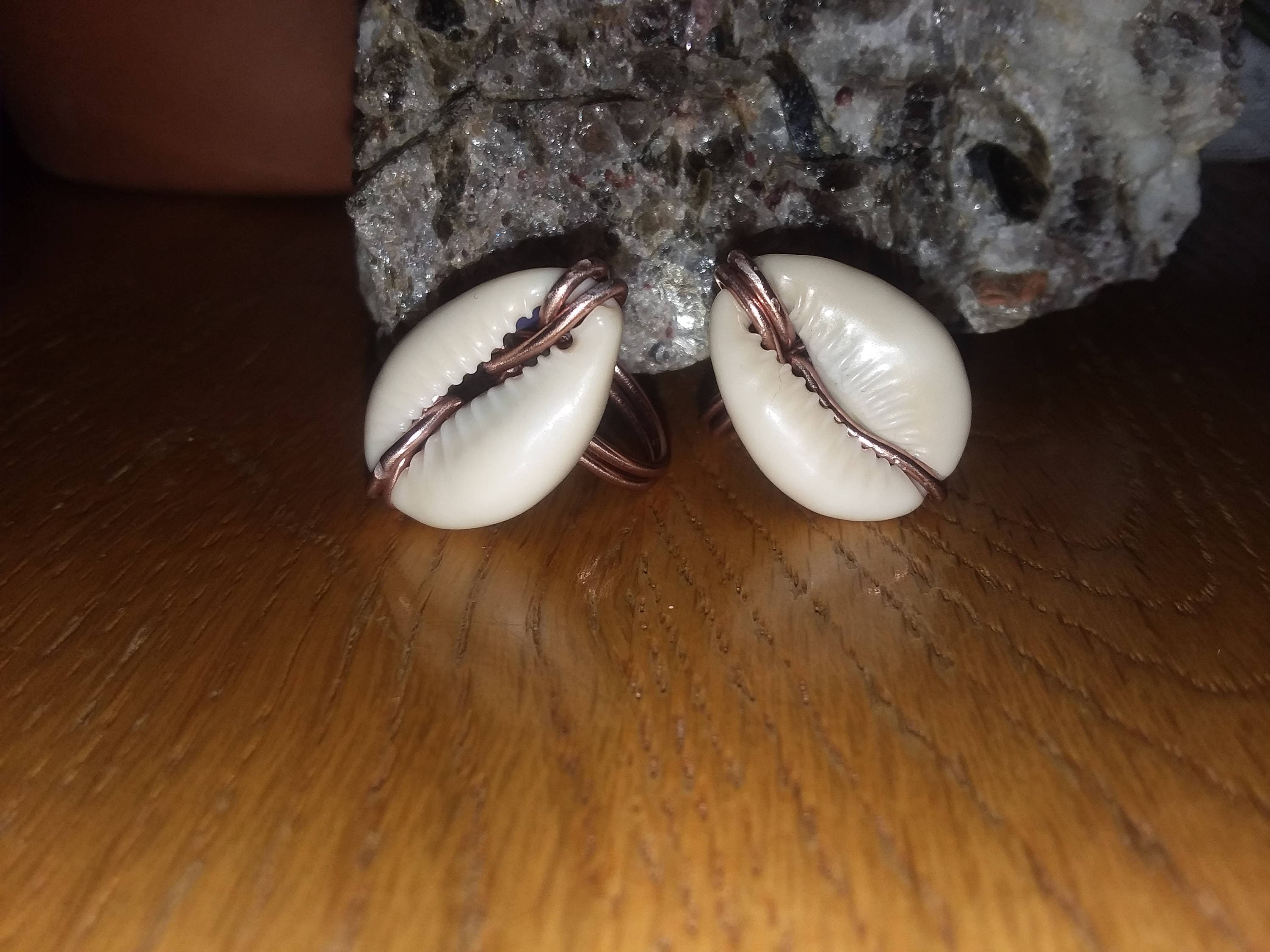Cowrie Shell Rings - Etsy