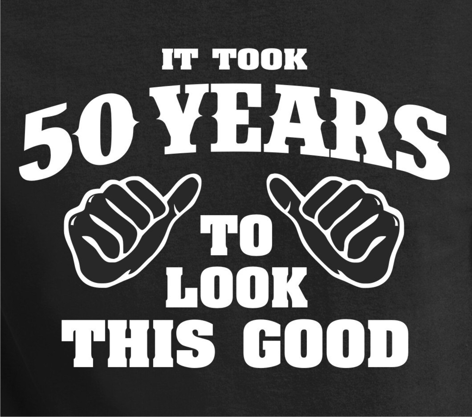 50th Birthday Gift Turning 50 50 Years Old to Look This - Etsy