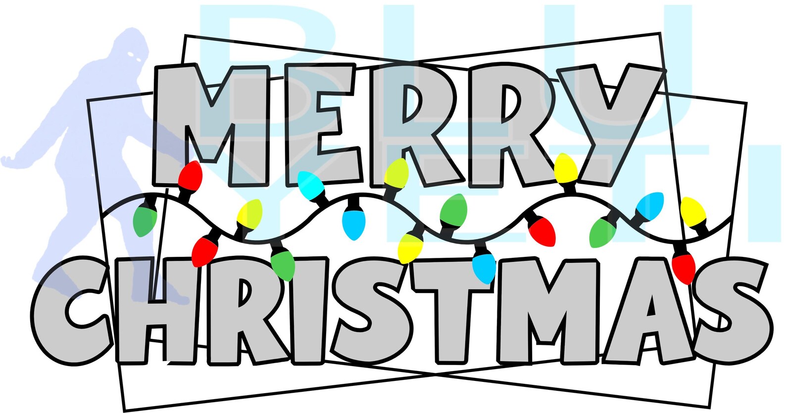 Merry Christmas Digital Cut File, Svg, Png, Eps, Pdf, Jpeg Files for ...